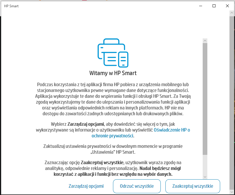 HP Smart only shows Welcome page on Windows 11 - HP Support Community ...