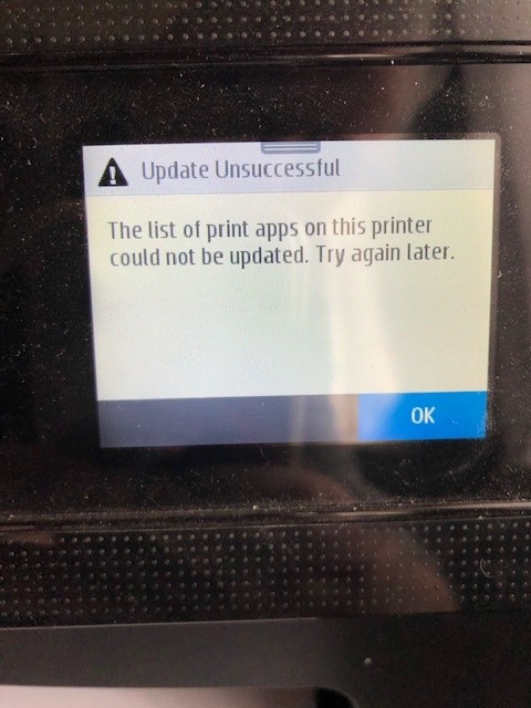 Print app error message - HP Support Community - 8357219