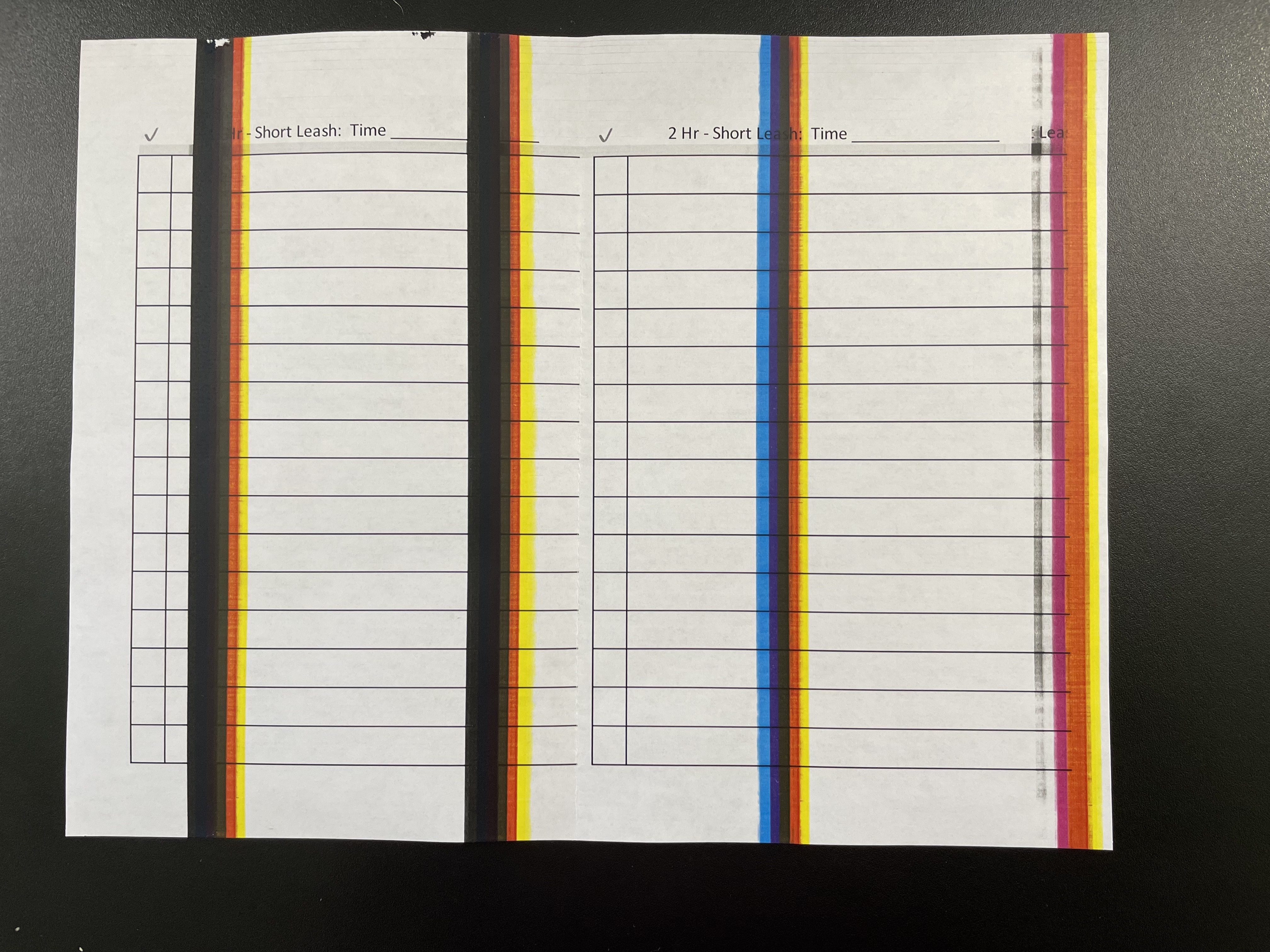 Solved: CP2025 Printing Horizontal Color Bars - HP Support Community ...