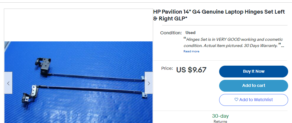 Where to buy HP Pavilion Hinge? - HP Support Community - 8368611