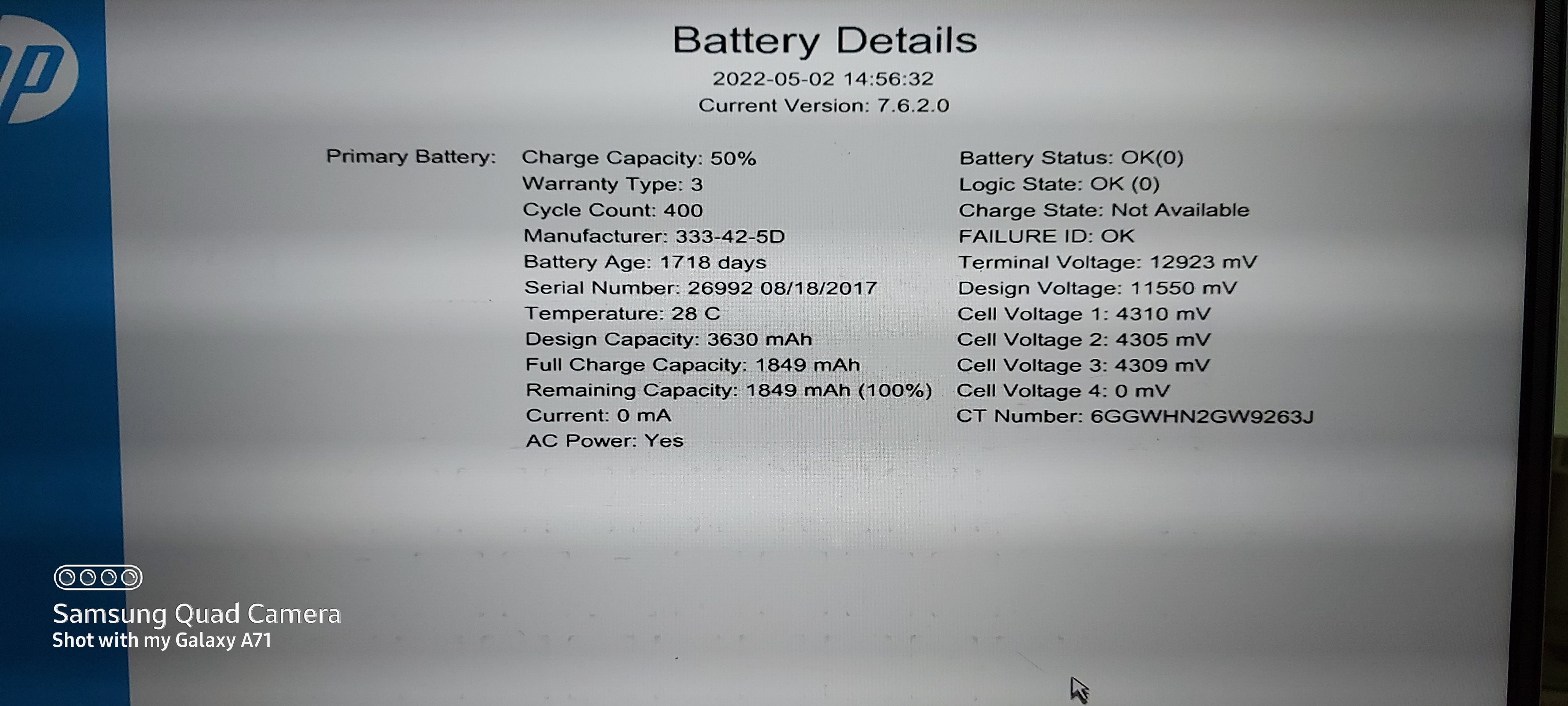 Blue screen error after installing a new battery - HP Support Community ...
