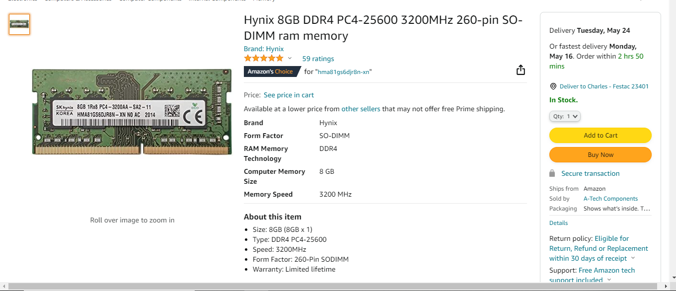 Solved: RAM upgrade - HP Support Community - 8373131