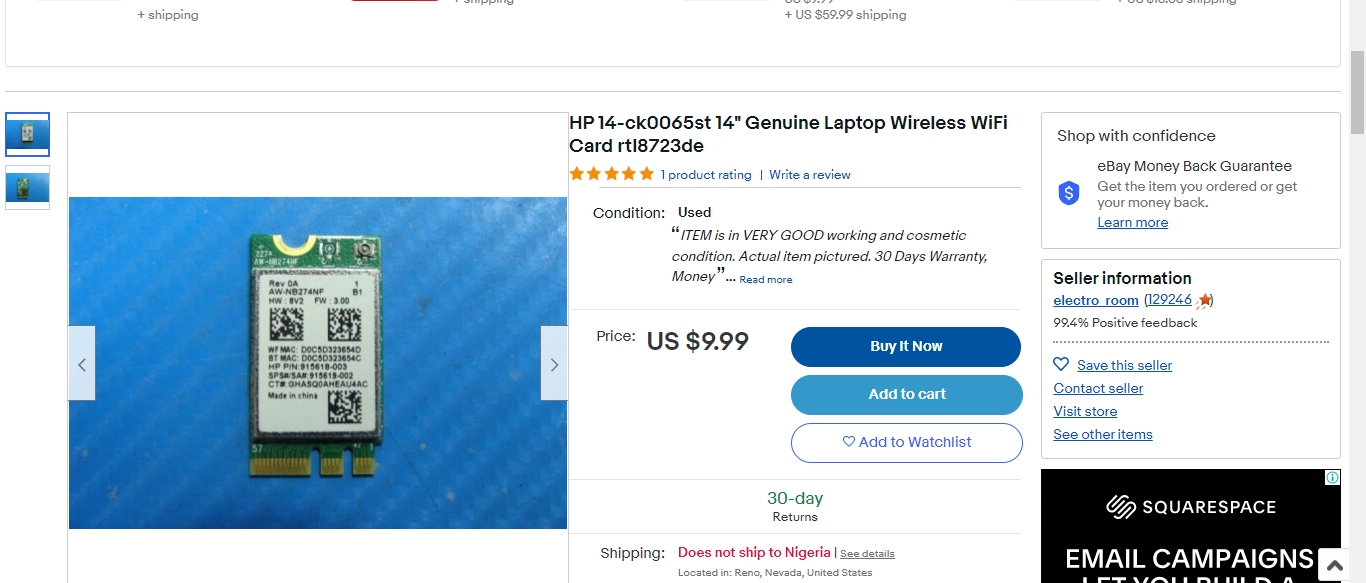 Wifi Card - HP Support Community - 8376234