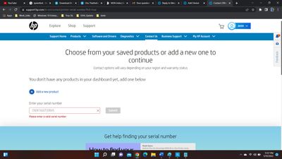 Solved: Invalid serial number and not able to register the product f ...