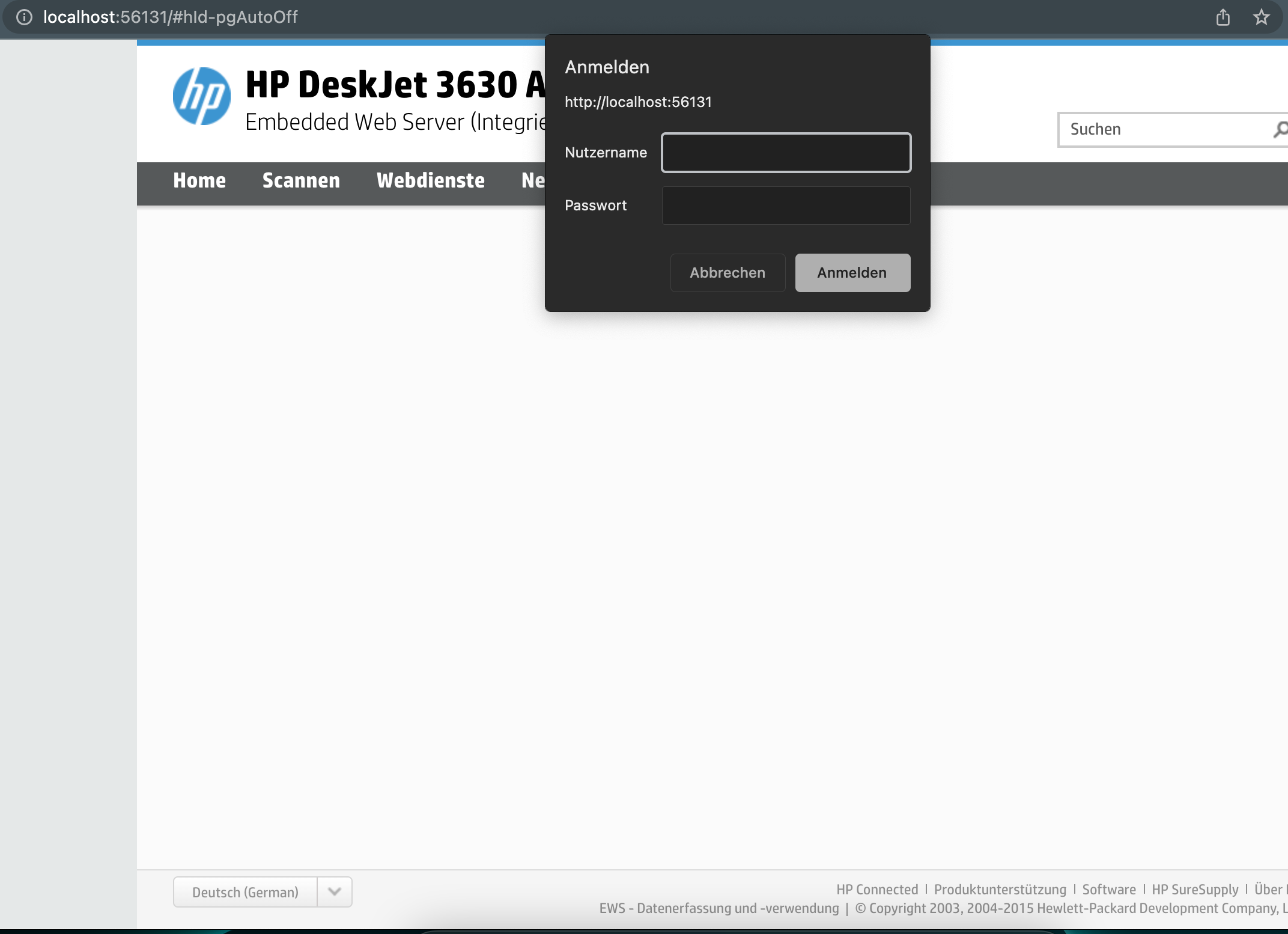 DeskJet 3630 Admin Password Reset - HP Support Community - 8372766