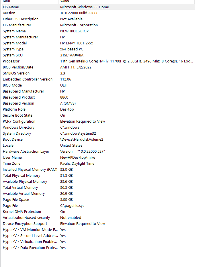 Solved: HP ENVY Desktop PC TPE01-2000i (1K4E9AV) manual?? - HP Support ...