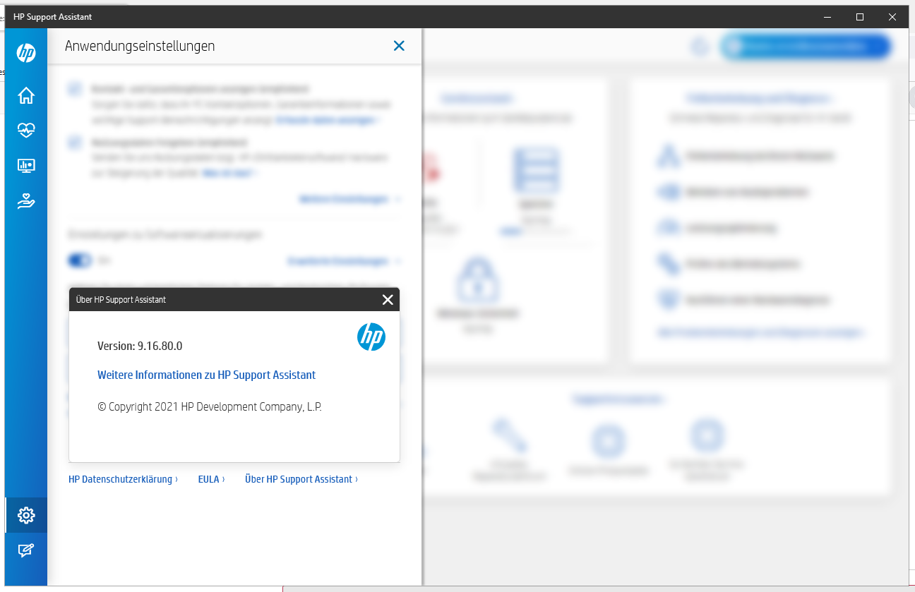 Solved: HP Support Assistant Version: 9.16.80.0 - HP Support Community ...