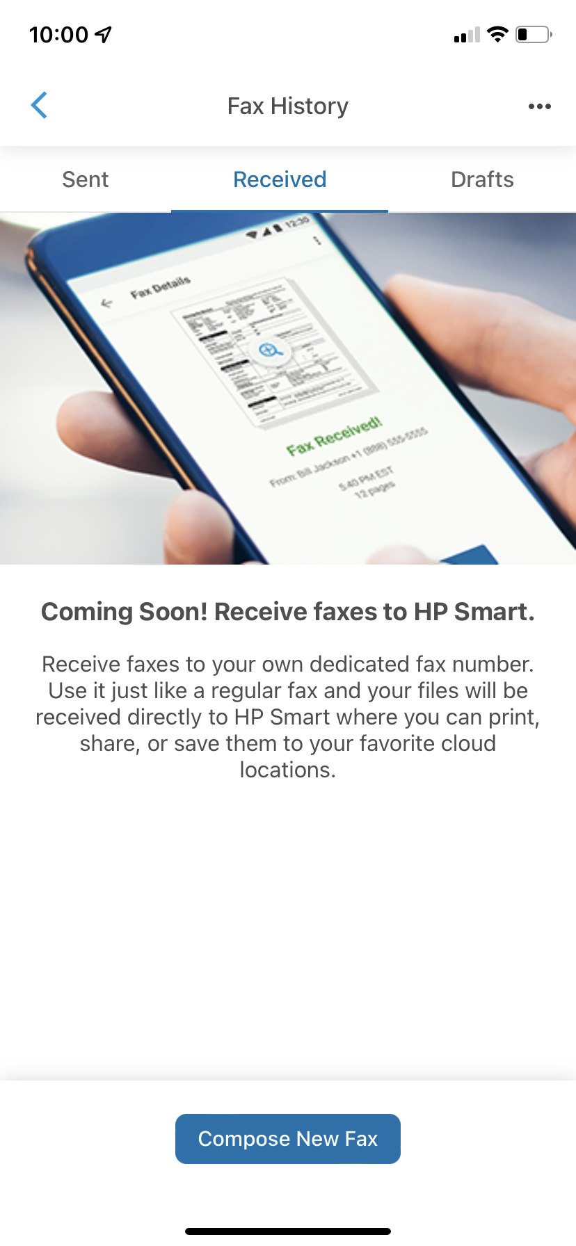 Receiving faxes through HpSmart - HP Support Community - 8393298