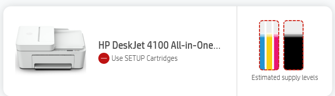 Having problems setting up a 4100e Deskjet printer - HP Support ...