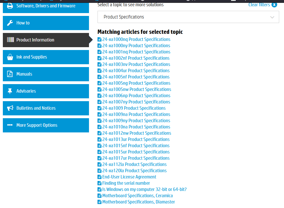 Software and downloads is unresponsive for product 5KF24AV (... - HP ...