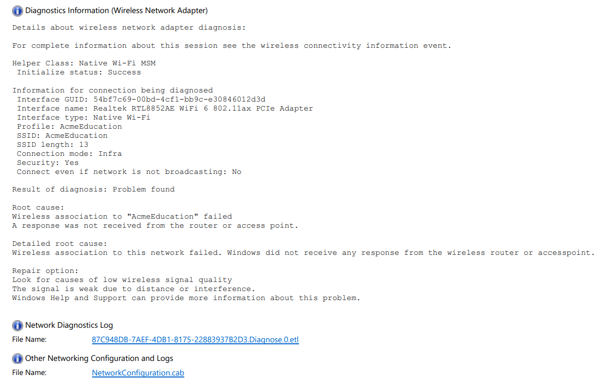 NETWORK PROBLEM - HP Support Community - 8393237