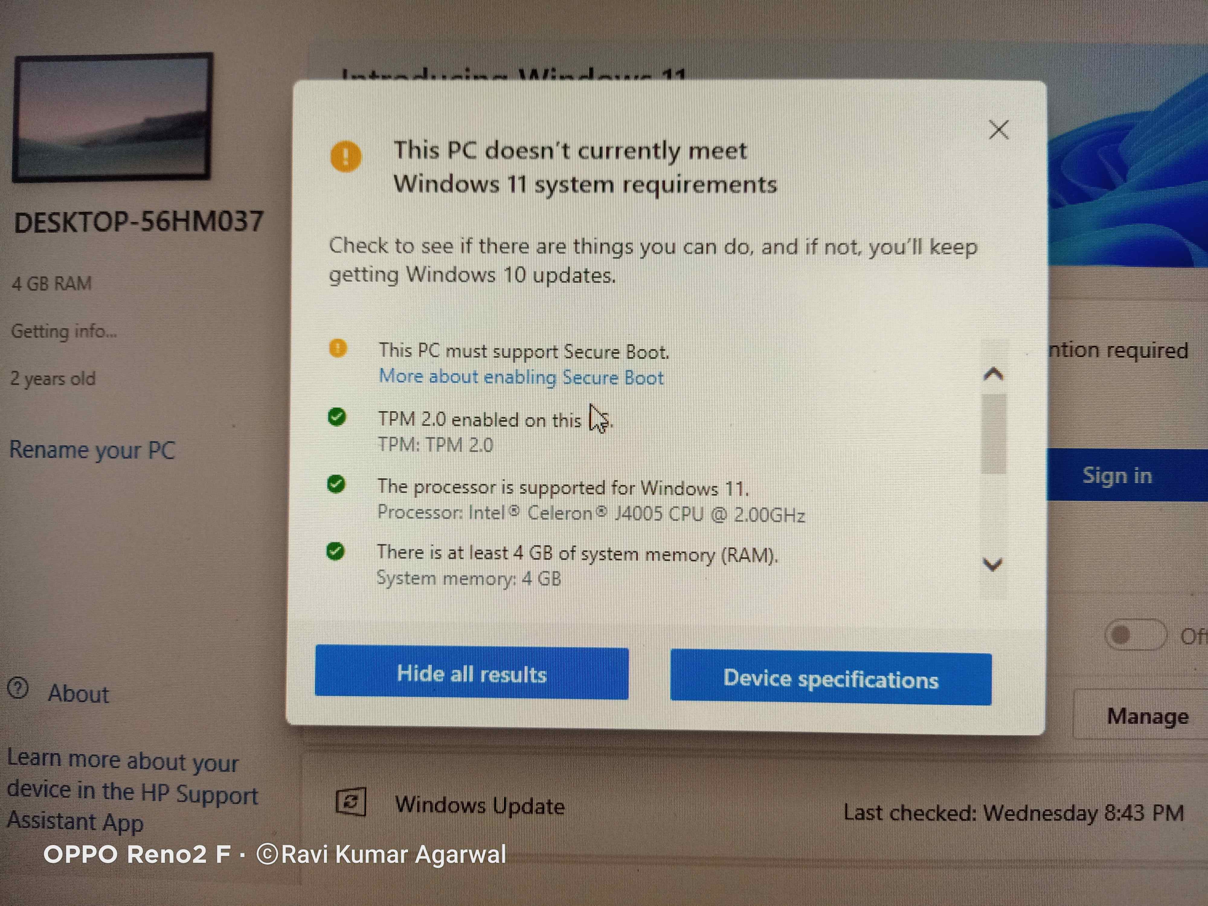 Solved: How to enable secure boot to update my pc - HP Support ...