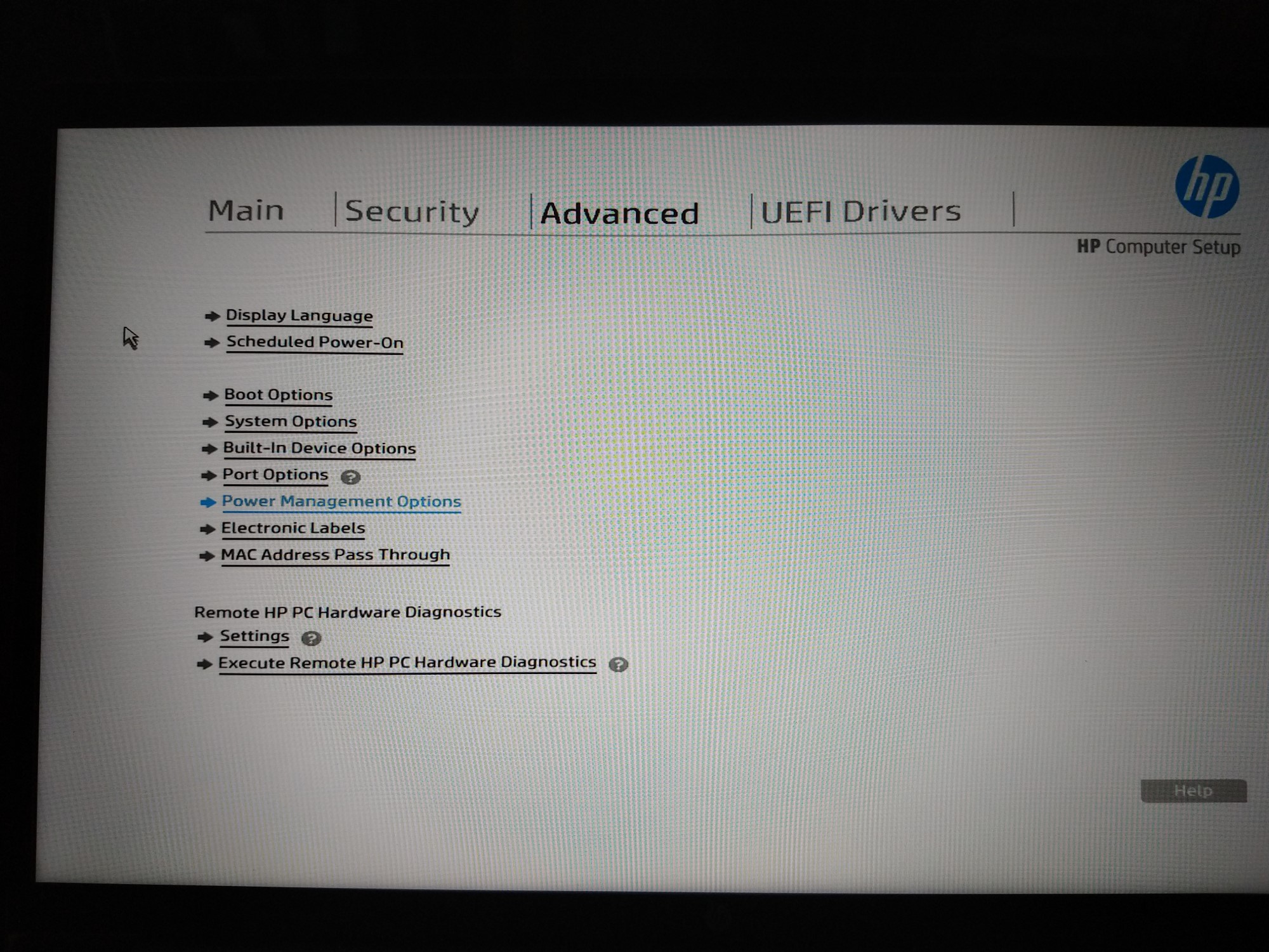 Battery health manager: option Maximize My Battery Health > ... - HP ...