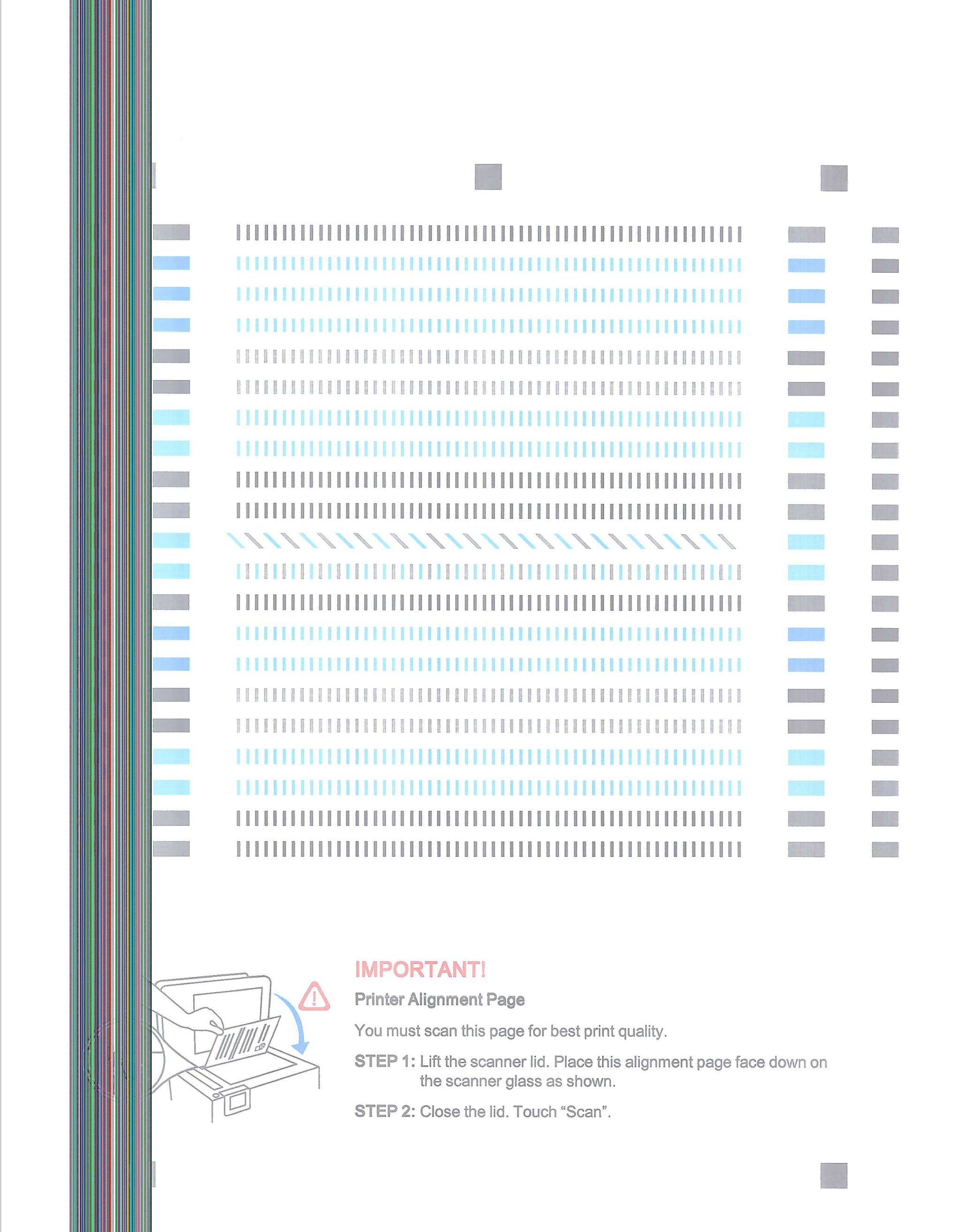 Scan output picture always includes the scanner ribbon conne... - HP ...