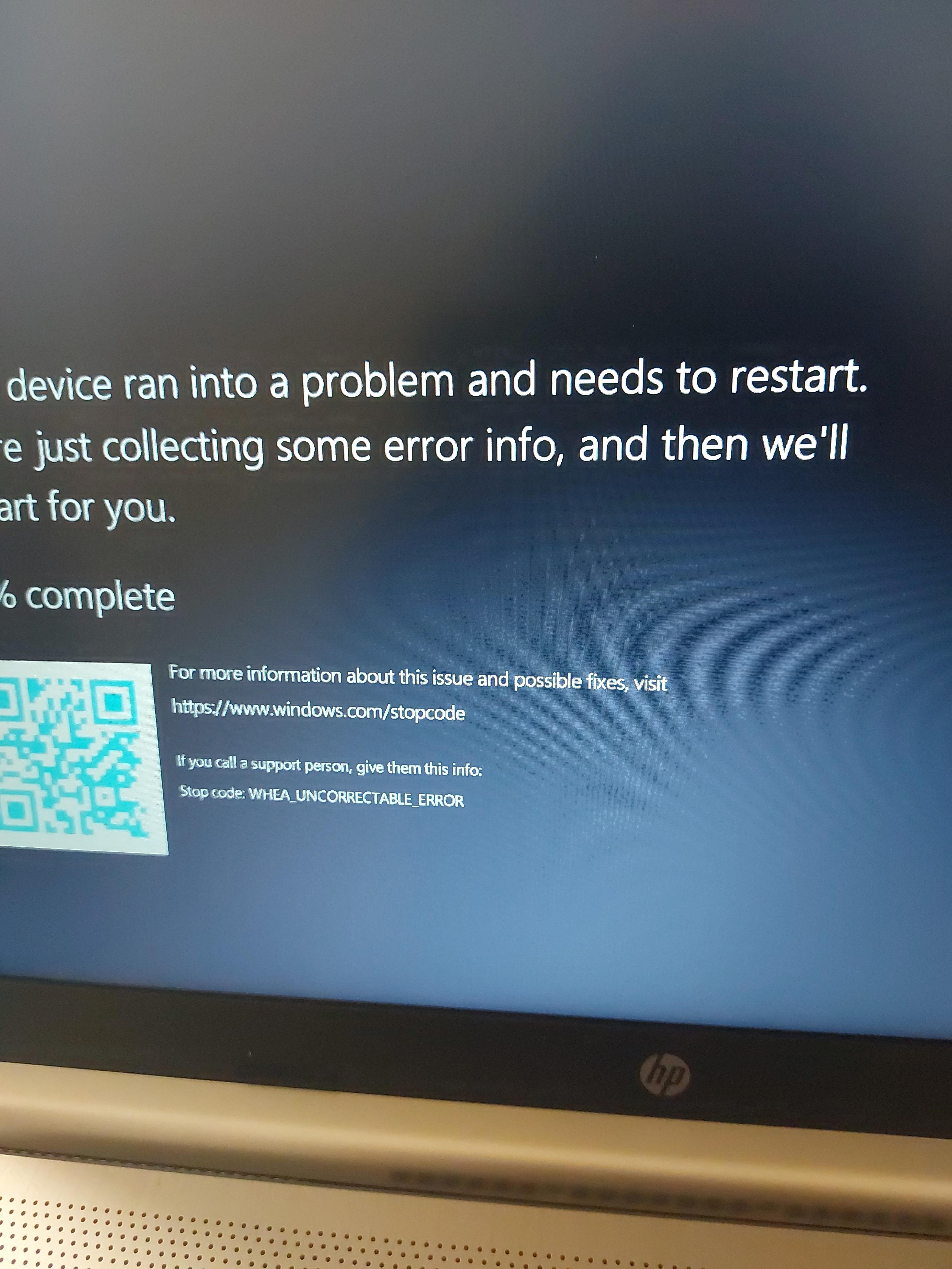 Screen keeps bluescreening - HP Support Community - 8406581
