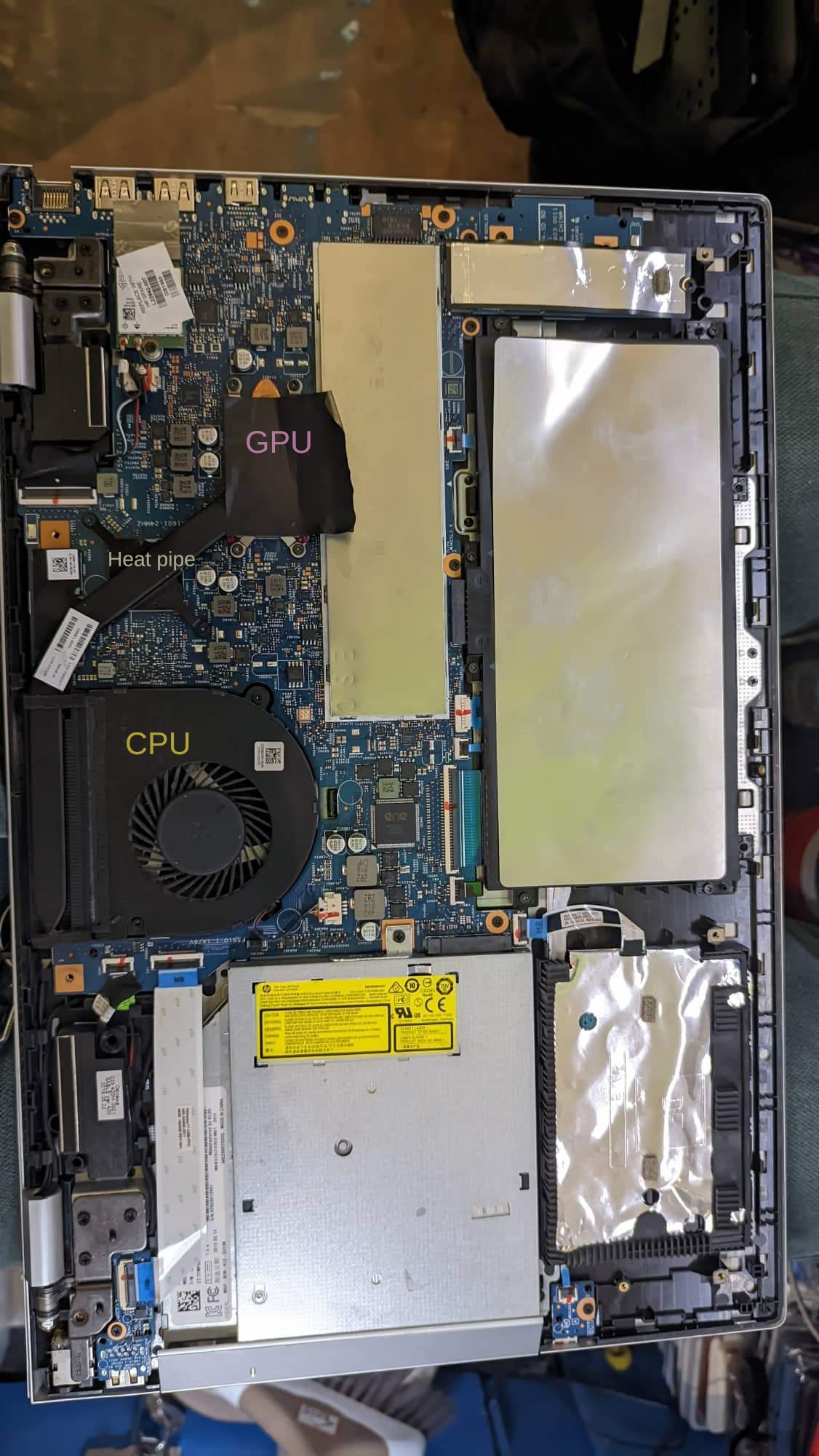 Laptop battery level drops down during heavy GPU work even c... - HP ...