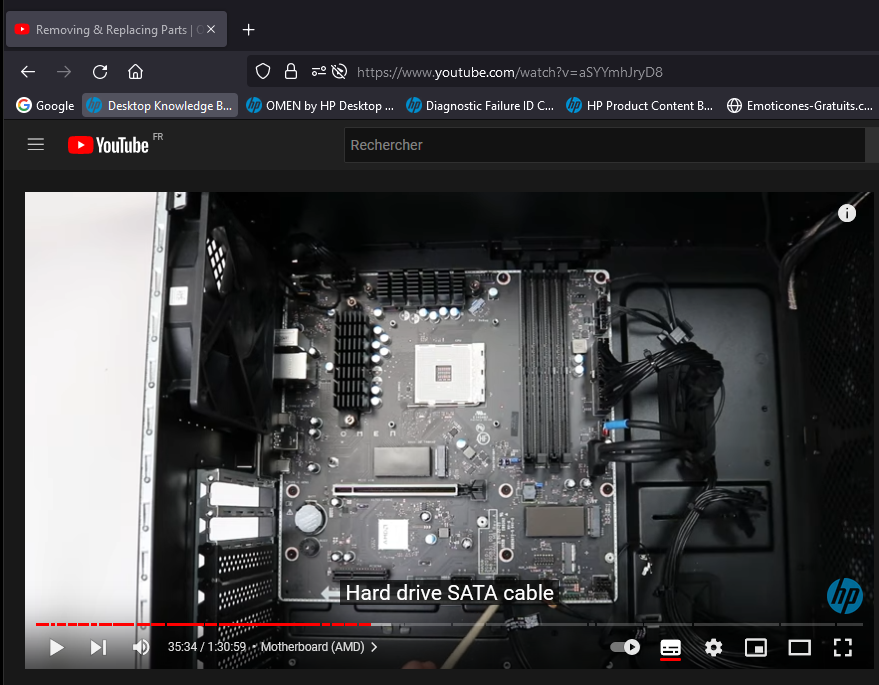 Solved: Hard Drive power supply cable missing - HP Support Community ...