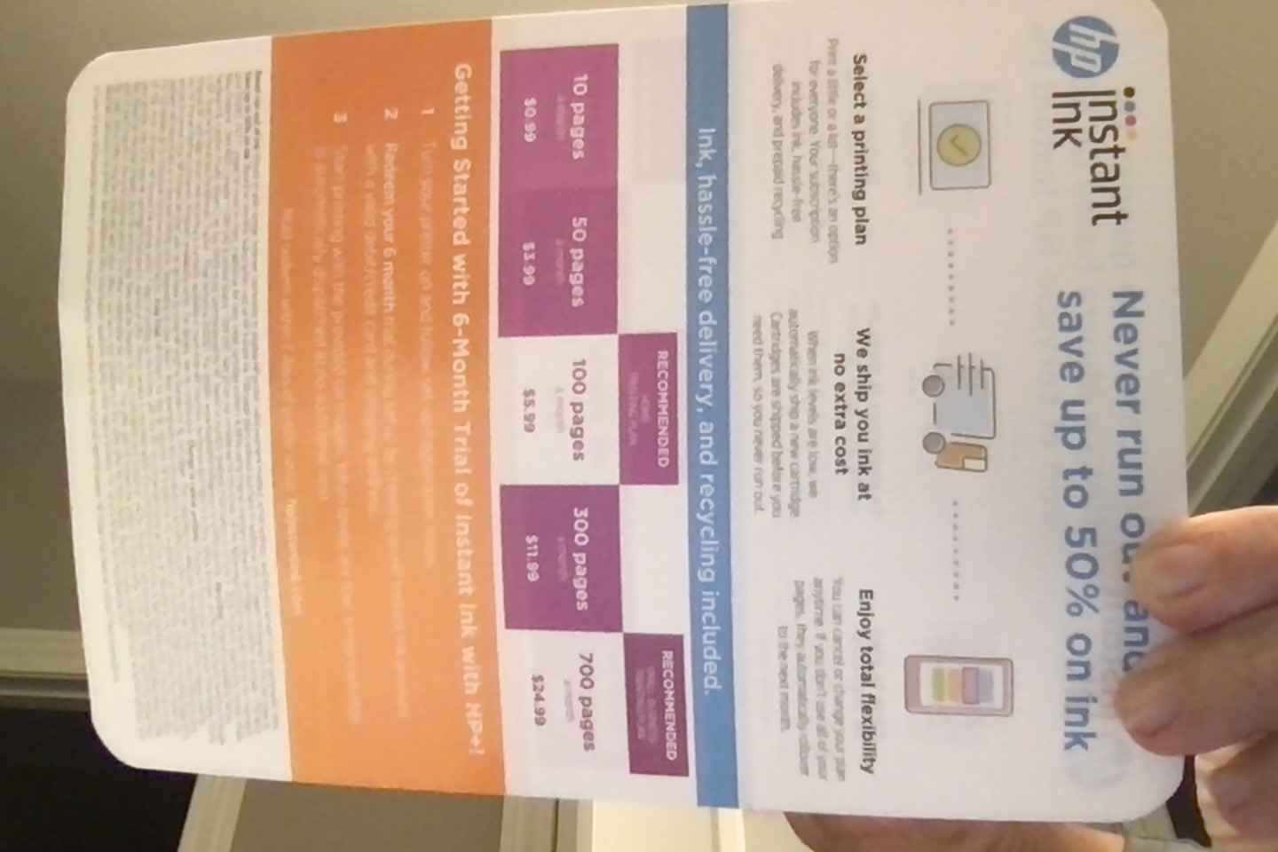 What is the pin to access 6 months free instant ink offer - HP Support ...