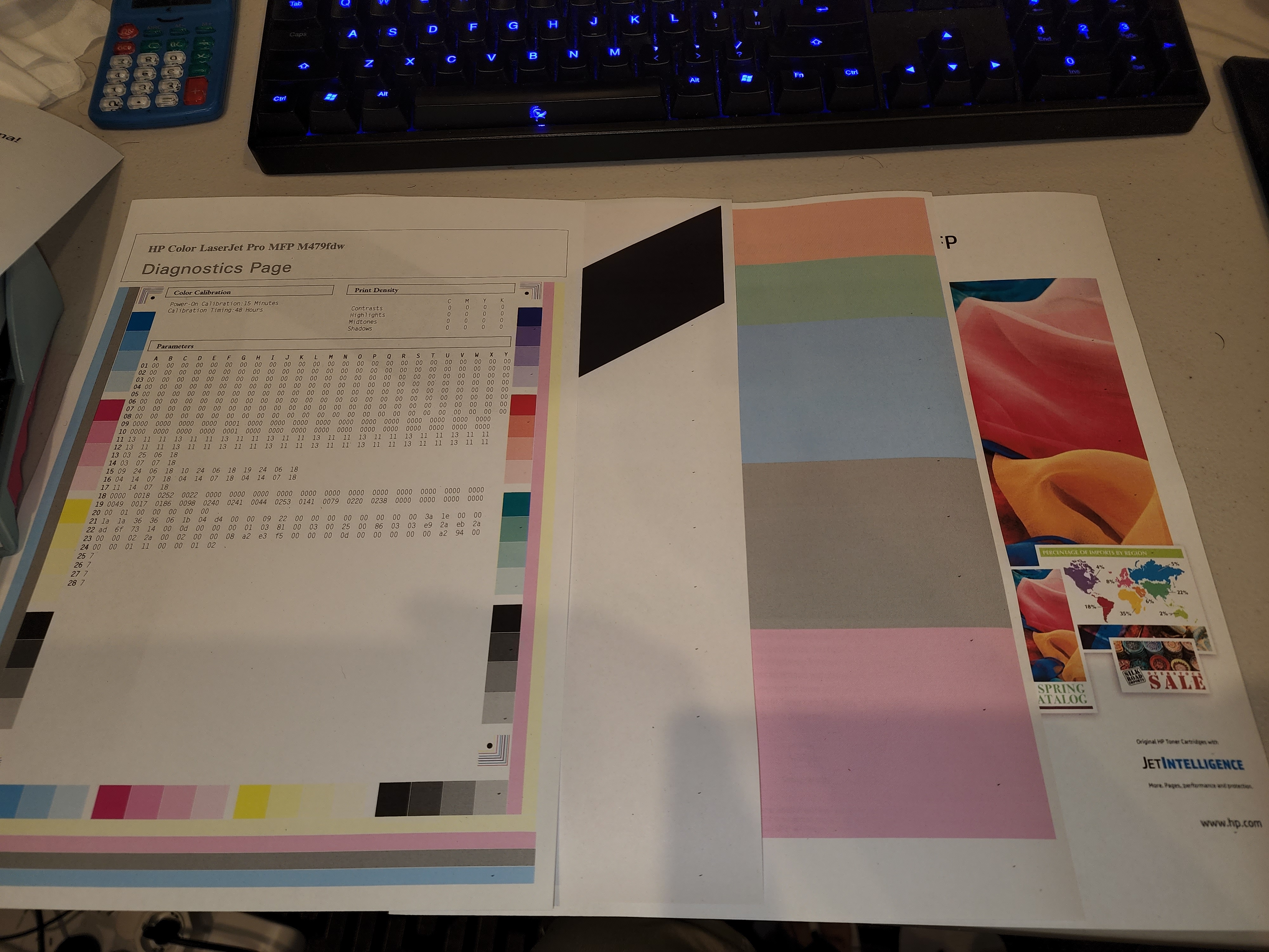Solved: Consistent black dots on laser printout - HP Support Community ...