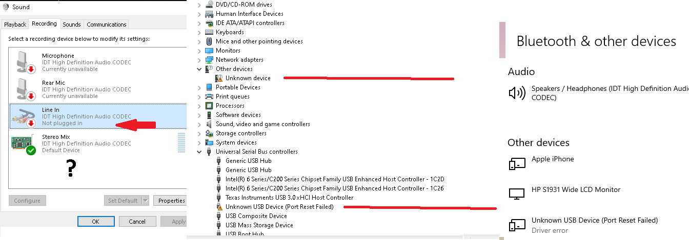 connect device ping heard when pc wakes up, no sound after t... - HP ...