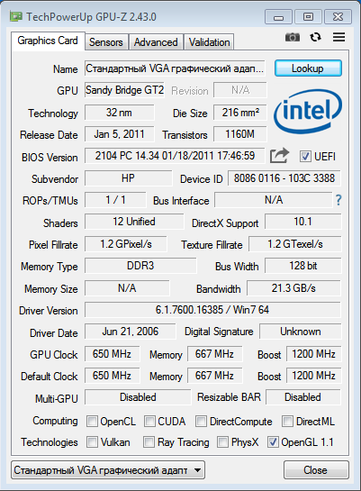Problem with setting the screen resolution - HP Support Community - 8421431
