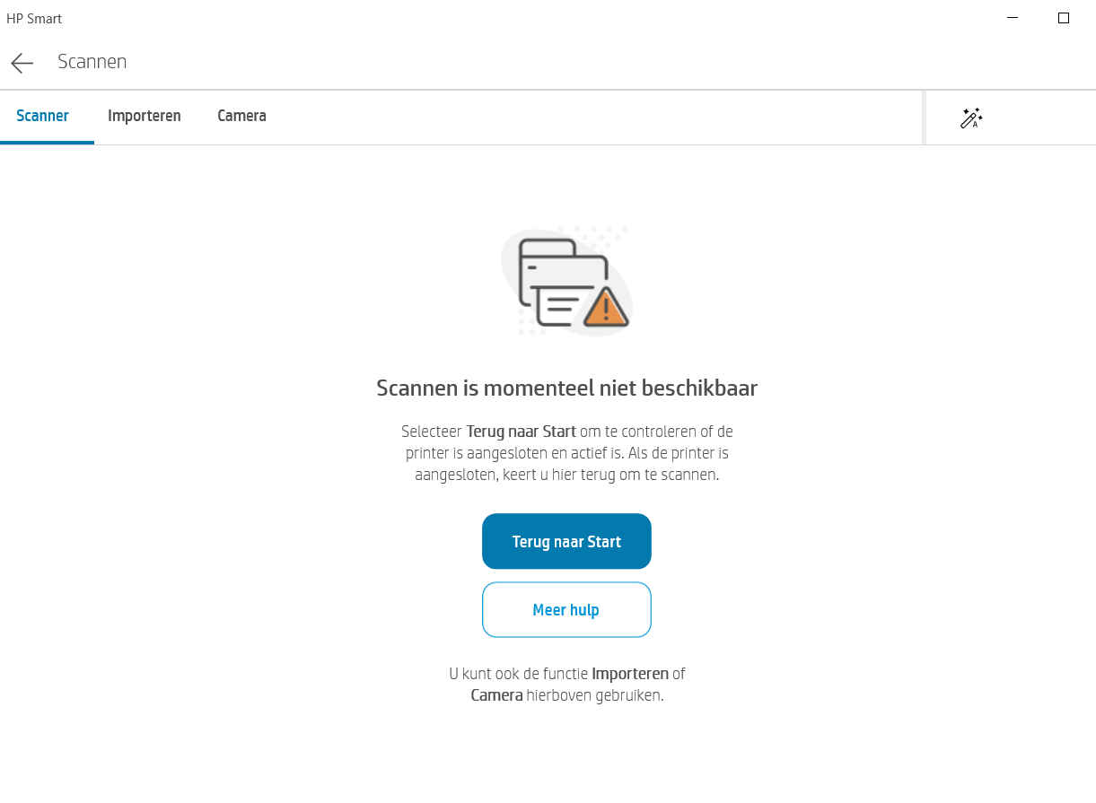 scanning currently not available - HP Support Community - 8422087