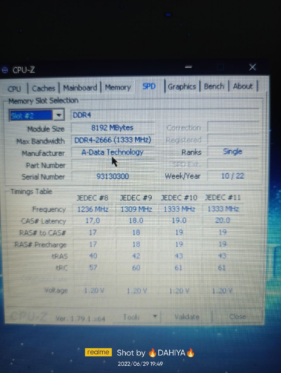 Ram part number missing - HP Support Community - 8422172