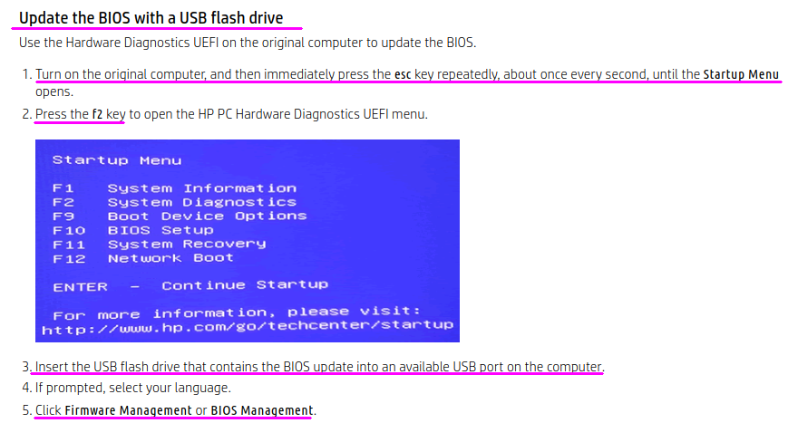 How update system BIOS - HP Support Community - 8426387
