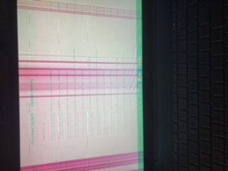 Solved: Screen went crazy (pink)red and green - HP Support Community ...