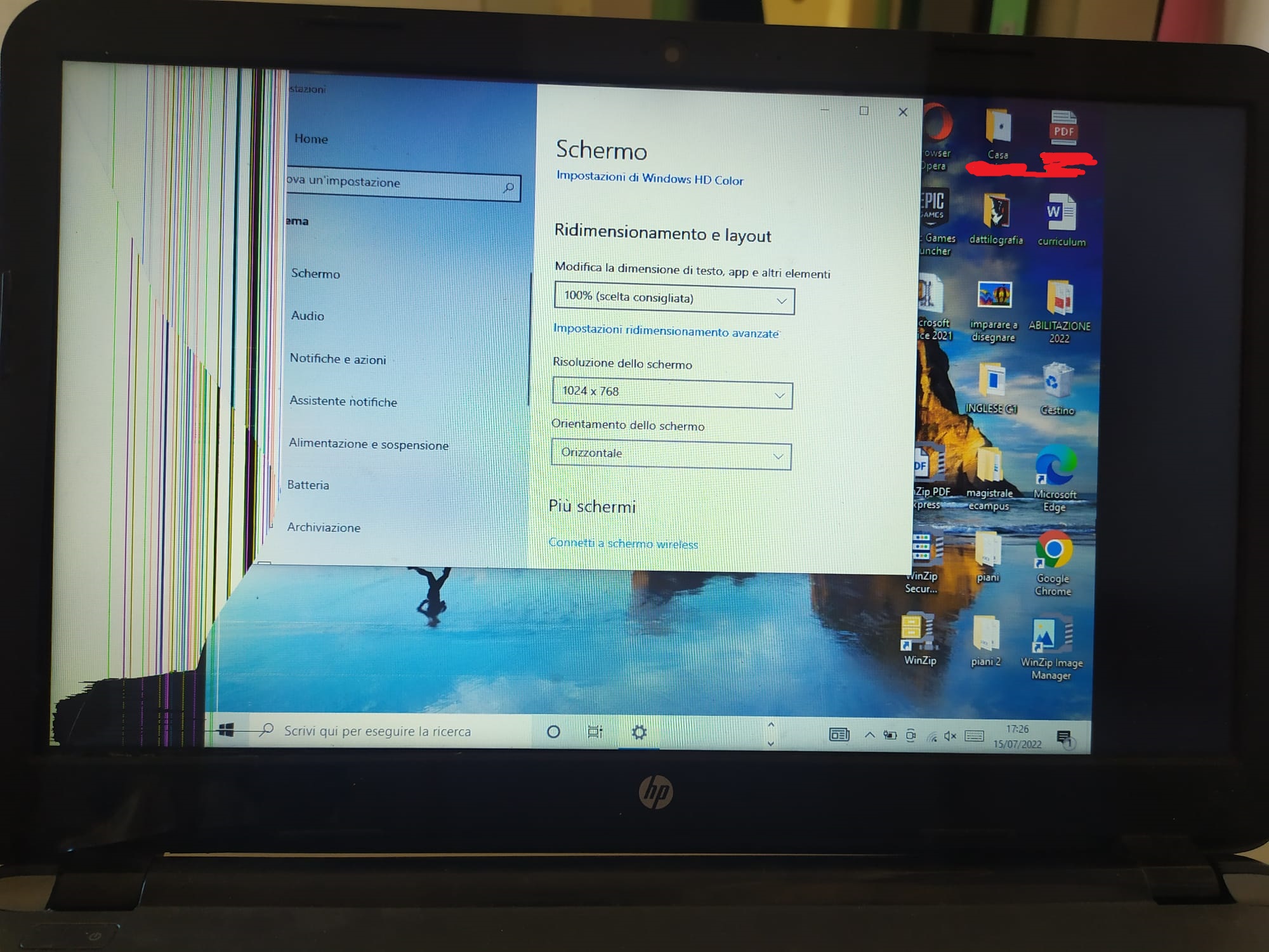 broken screen - move the screen - HP Support Community - 8432131