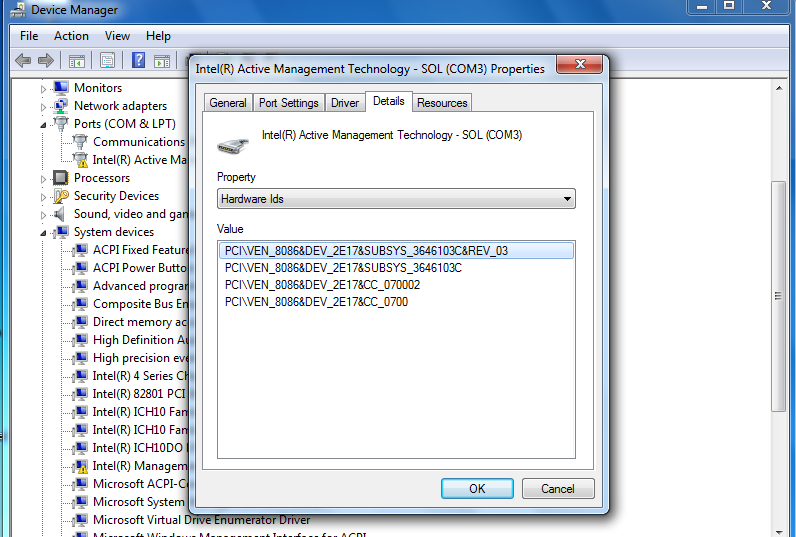 PCI Serial Port & PCI Simple communication controller - Mi... - HP ...
