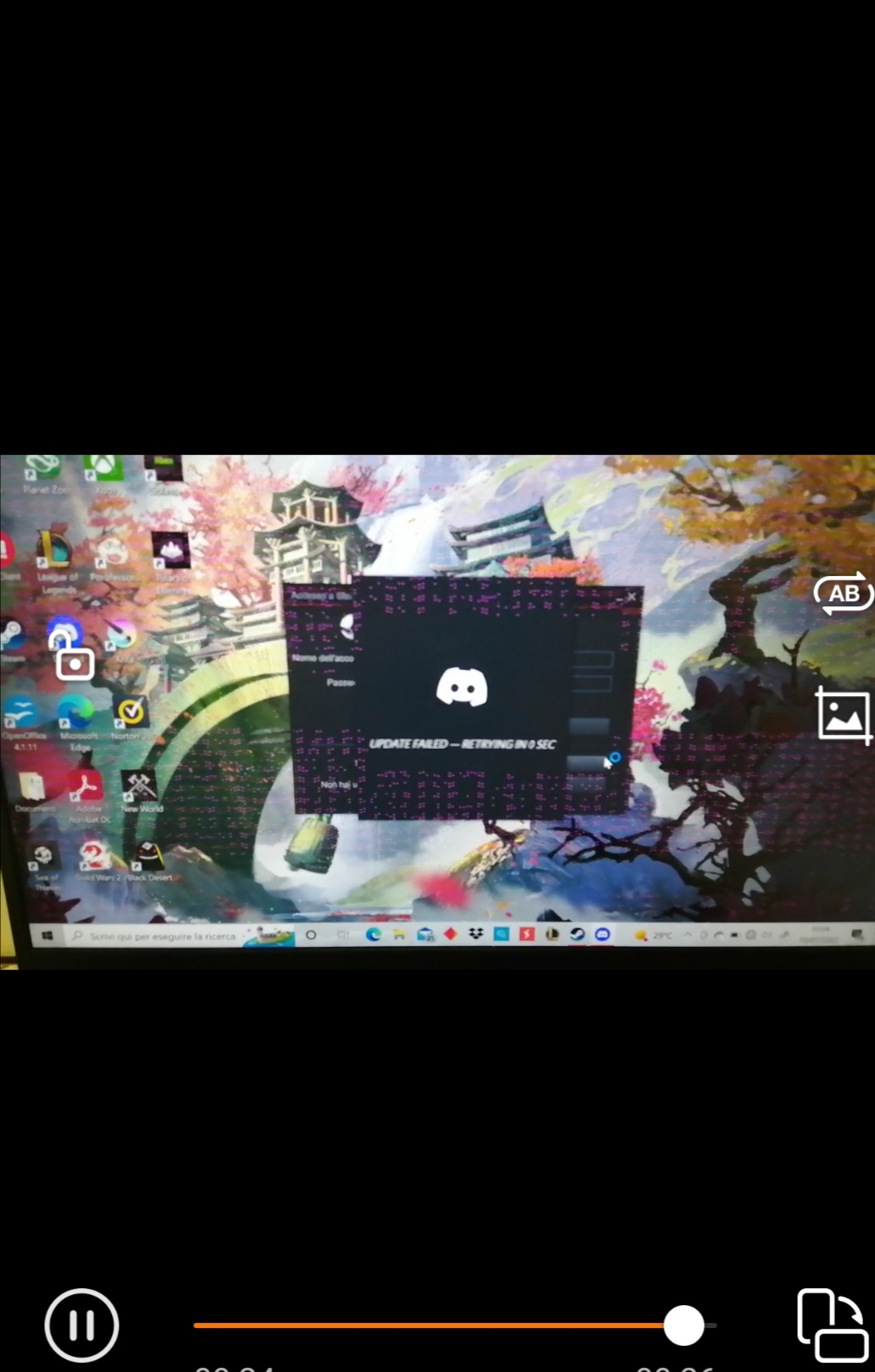 New Laptop, pink little lines on the destkop after crashing ... - HP ...