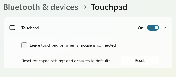 Solved: Can I set my touch pad to turn off automatically when typing ...
