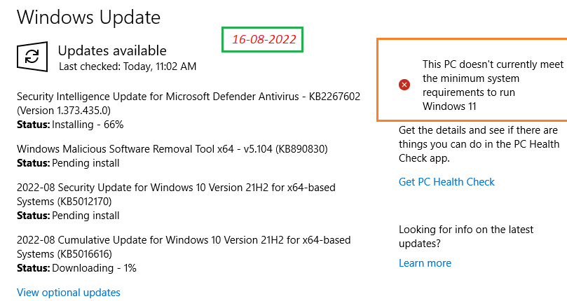 UPGRADE TO WINDOWS 11 - HP Support Community - 8457277