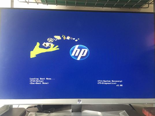 I am stuck with this screen - HP Support Community - 8458258