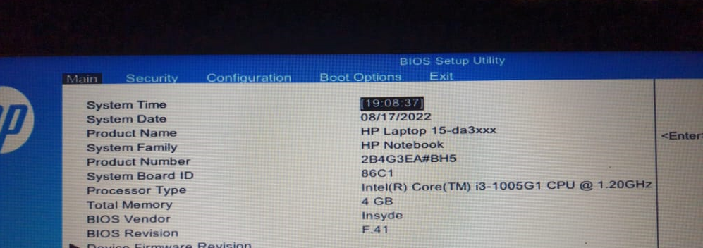 HP computer boots into bios setup utility when power or rest... - HP ...