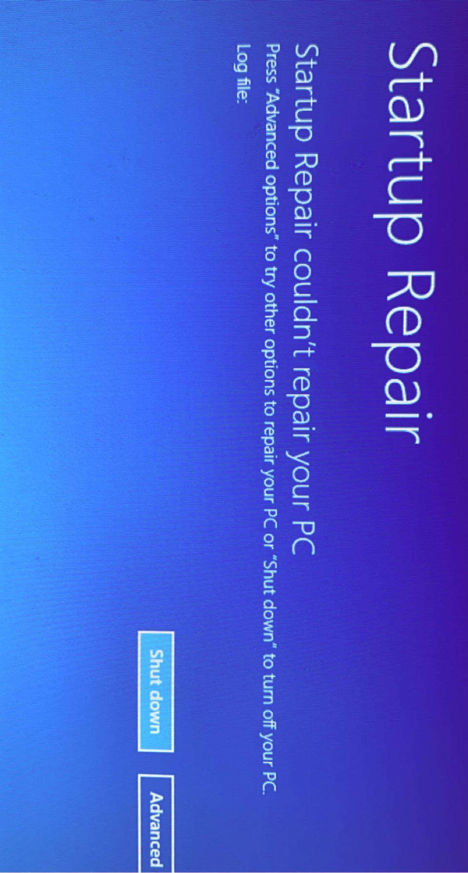 HP Stuck In Repair Mode - HP Support Community - 8458772