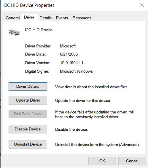 12C HID DEVICE CODE 10 TOUCHPAD - Page 2 - HP Support Community - 8461218