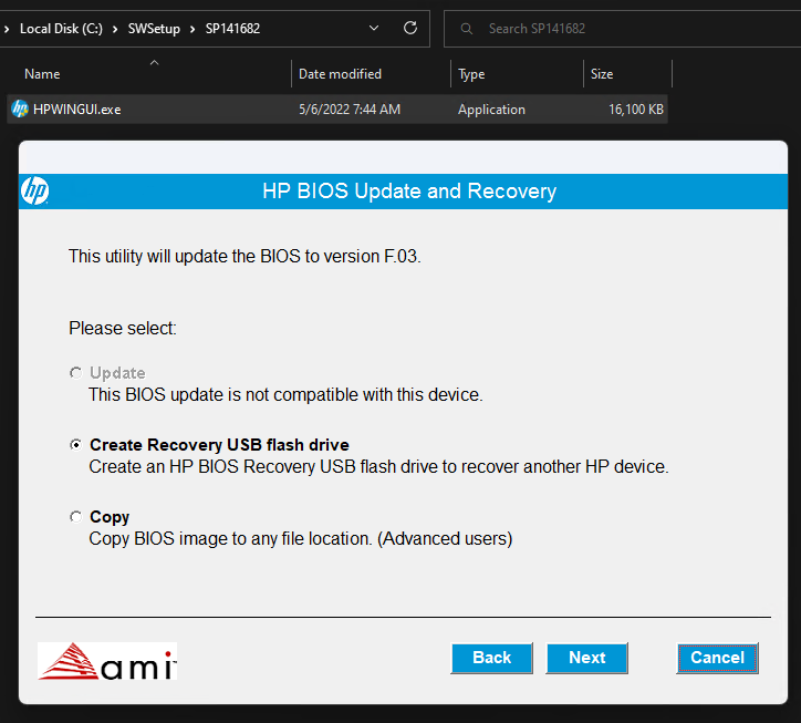 HP Omen CK-1065cl Bios update failing - HP Support Community - 8462506