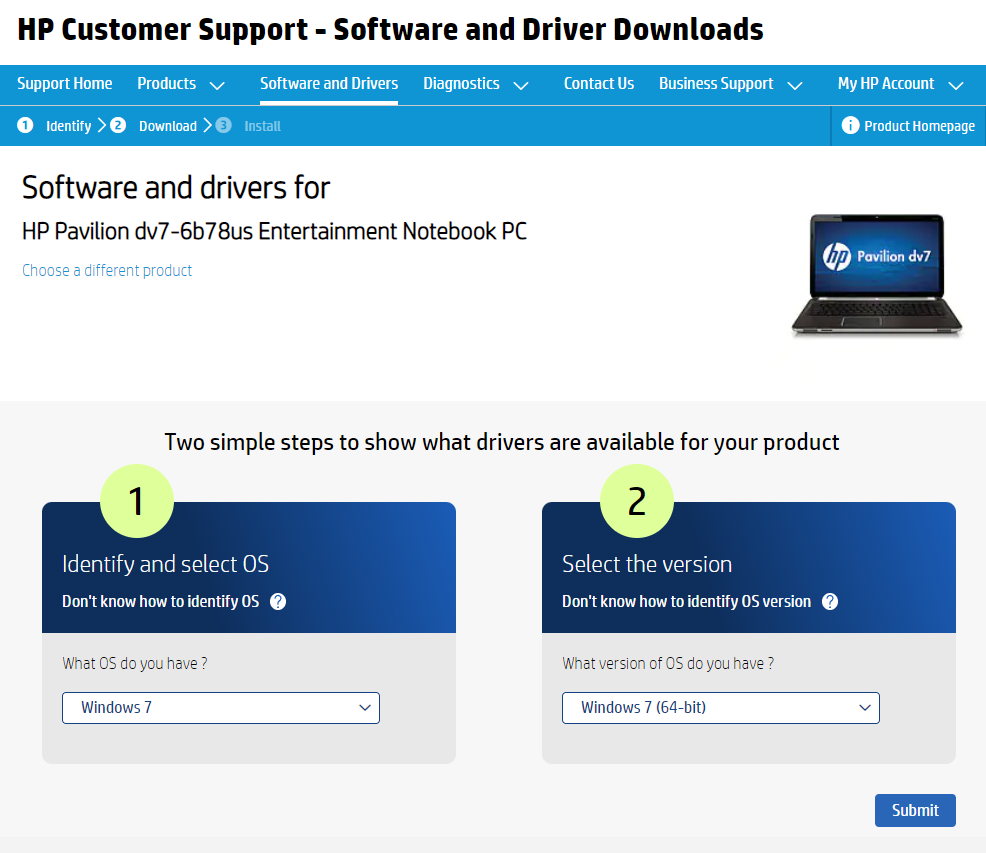 Solved: Driver downloads - HP Support Community - 8464052