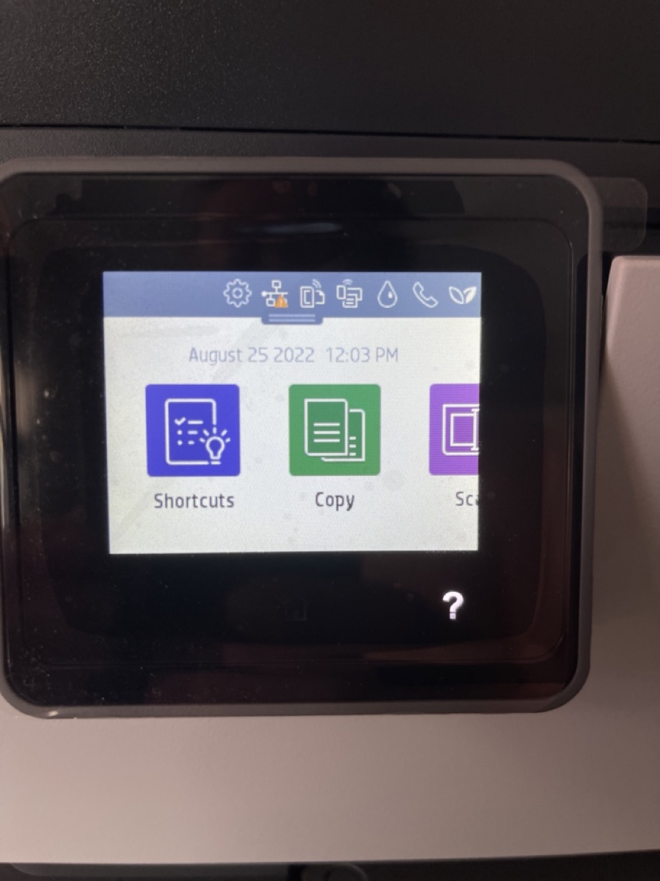 HP OfficeJet Pro 9018 printer wireless icon disappeared - HP Support ...