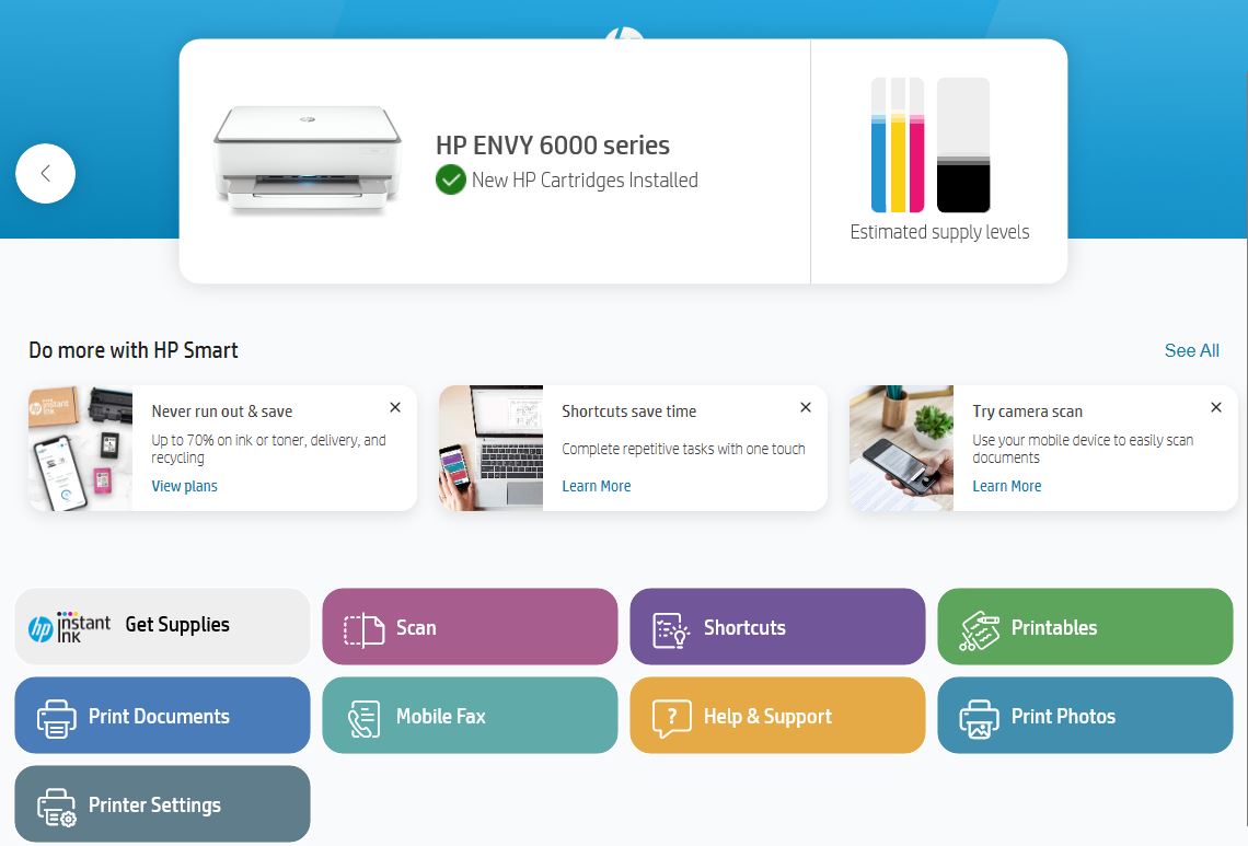 printer has paper, has ink, fully connected, able to scan bu... - HP ...