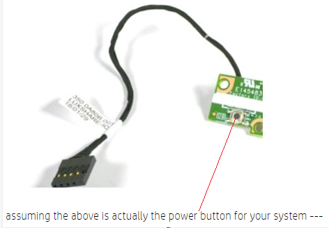 external on off power switch for HP Pavilion 590-p0036 - HP Support ...