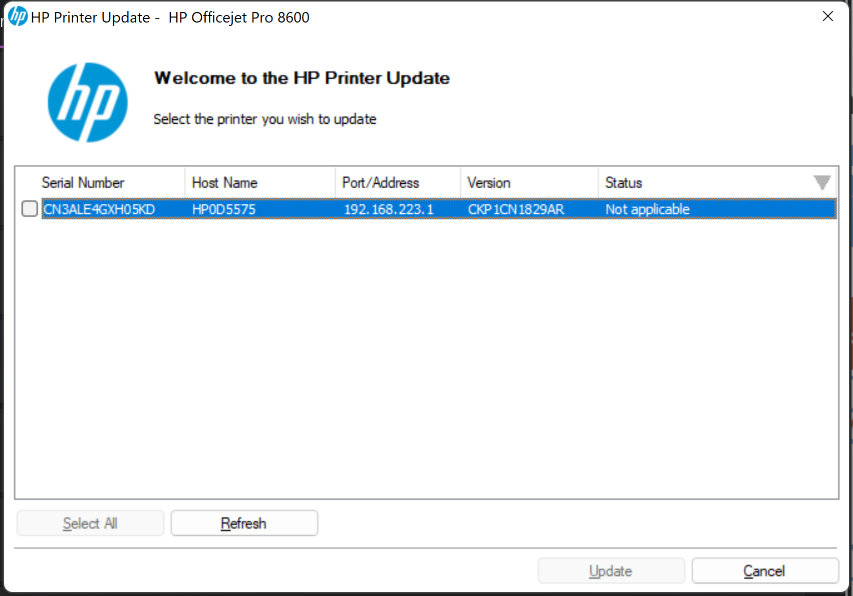 Printer Firmware Update & Printhead issue - HP Support Community - 8476084