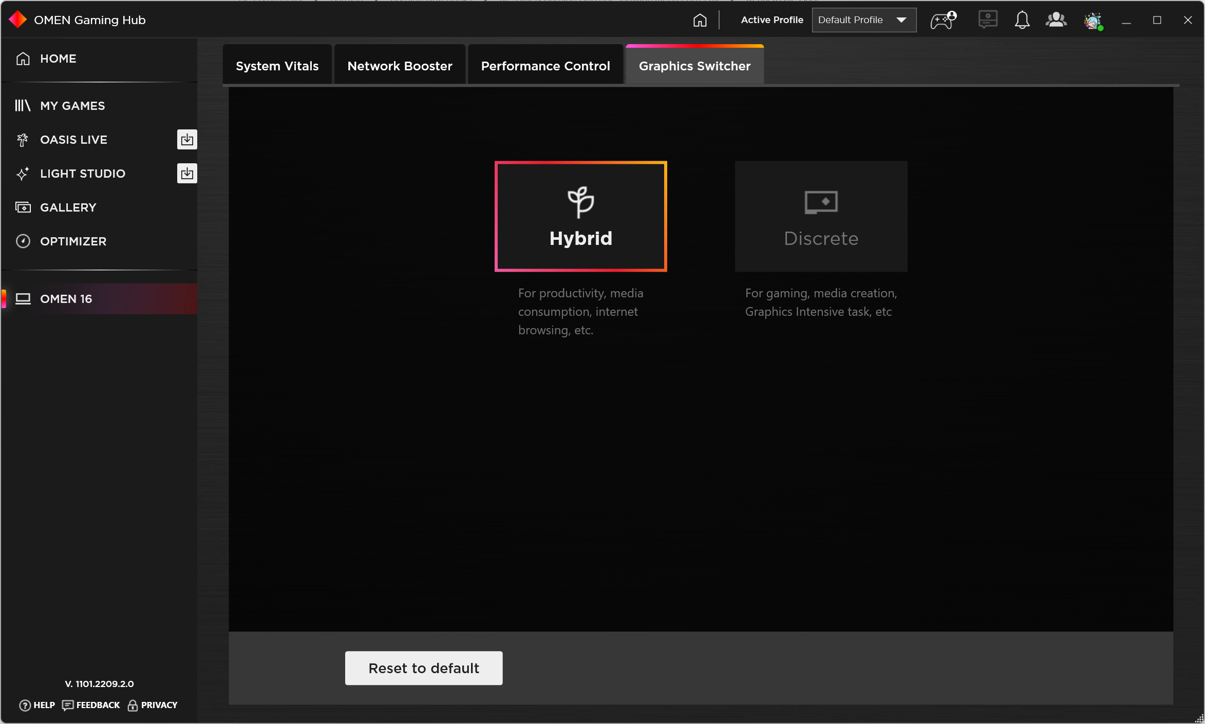 OMEN Gaming Hub not Showing Menu Correctly - HP Support Community - 8469212