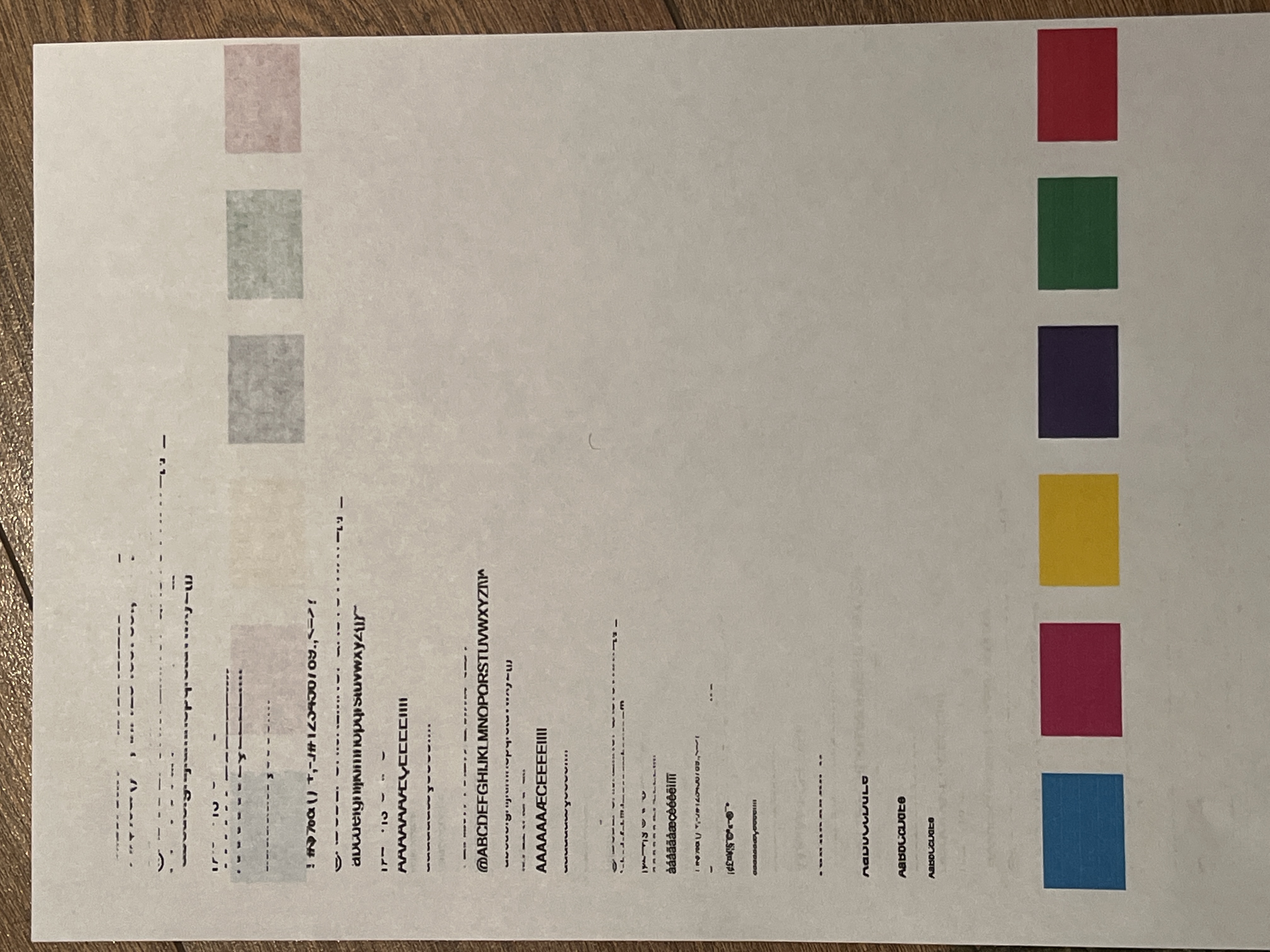 Black and white printing only every other line - HP Support Community ...