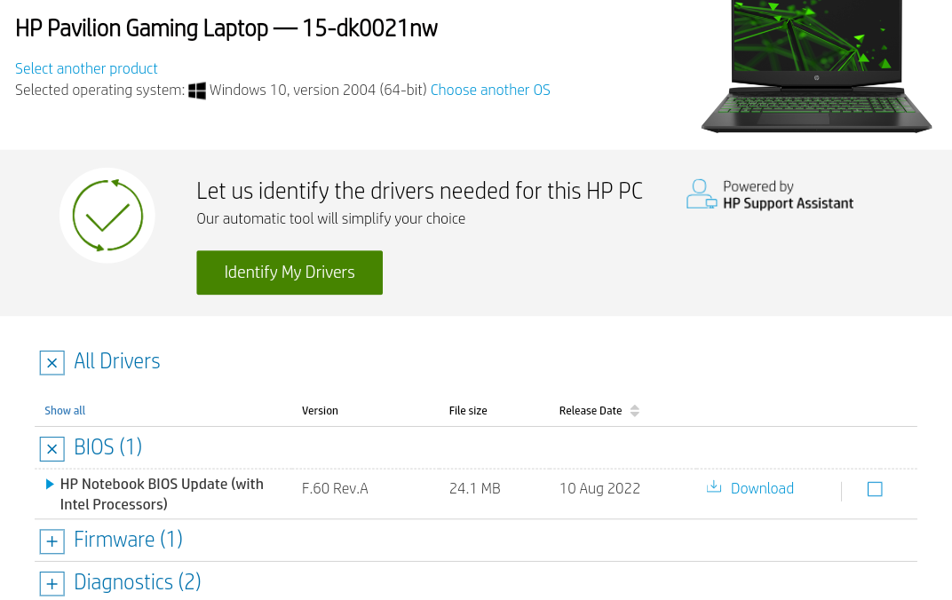 It is not possible to select the Windows 11 operating system... - HP ...