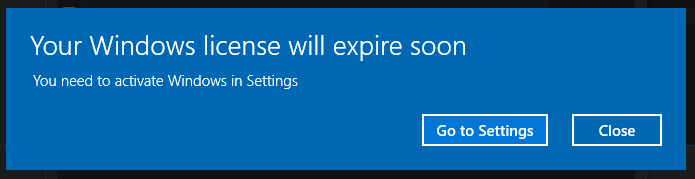 I am getting popup message - "Windows license expire soon" w... - HP ...
