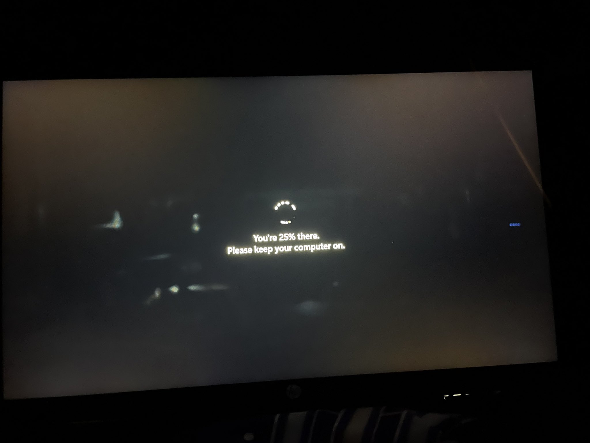 White dots on my screen - HP Support Community - 8483662