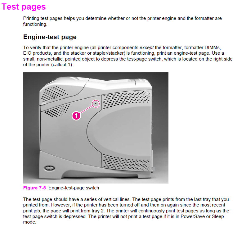 Horizontal band on Laserjet 4300dtn - HP Support Community - 8485576